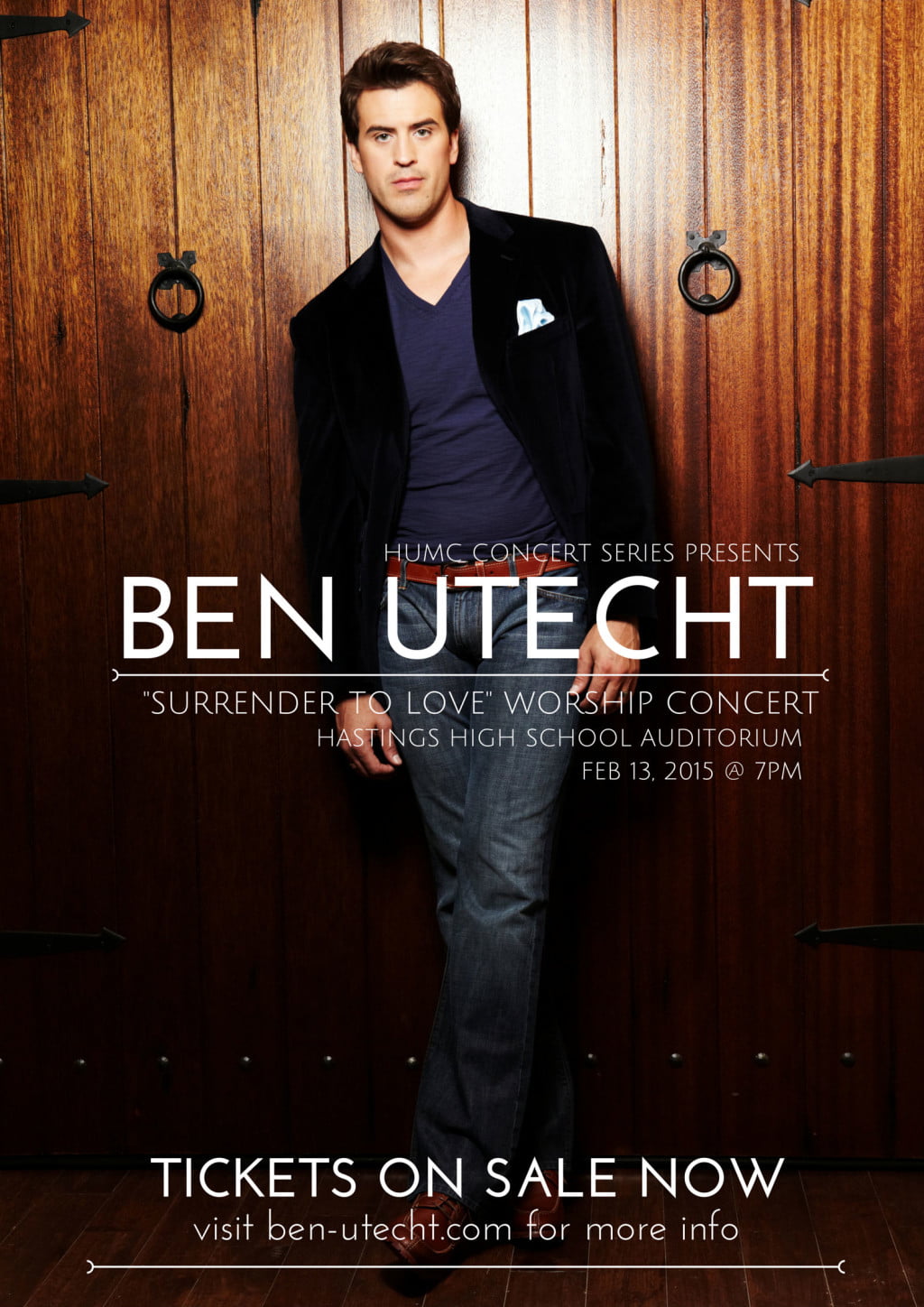 Ben Utecht Concert presented by HUMC at Hasting High School Feb 13th ...